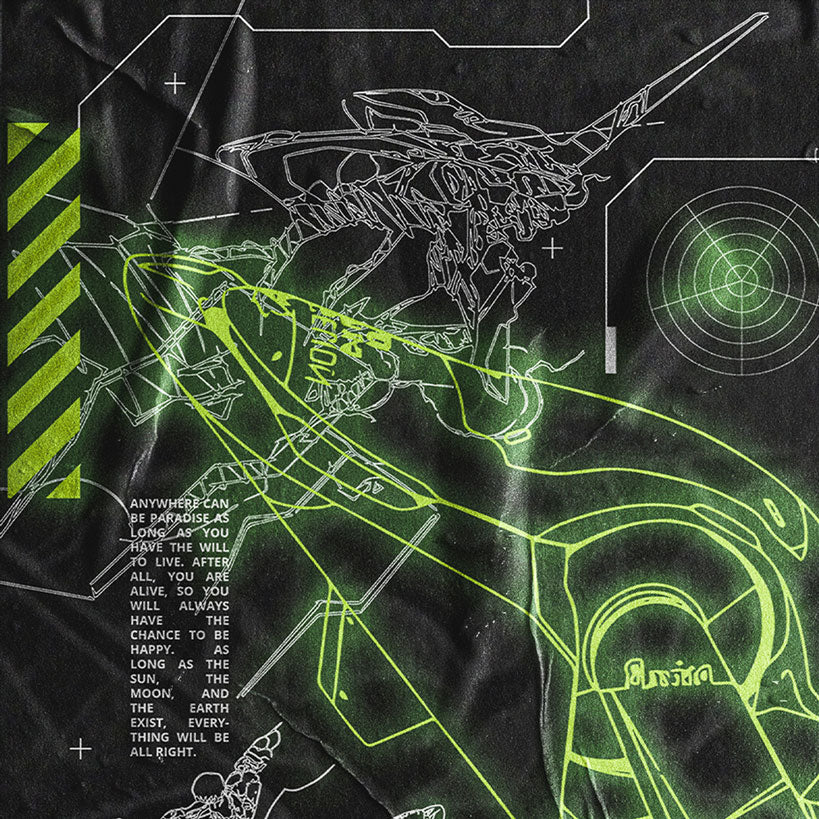 EVA-01 Blueprint Poster – Misanthropy Labz