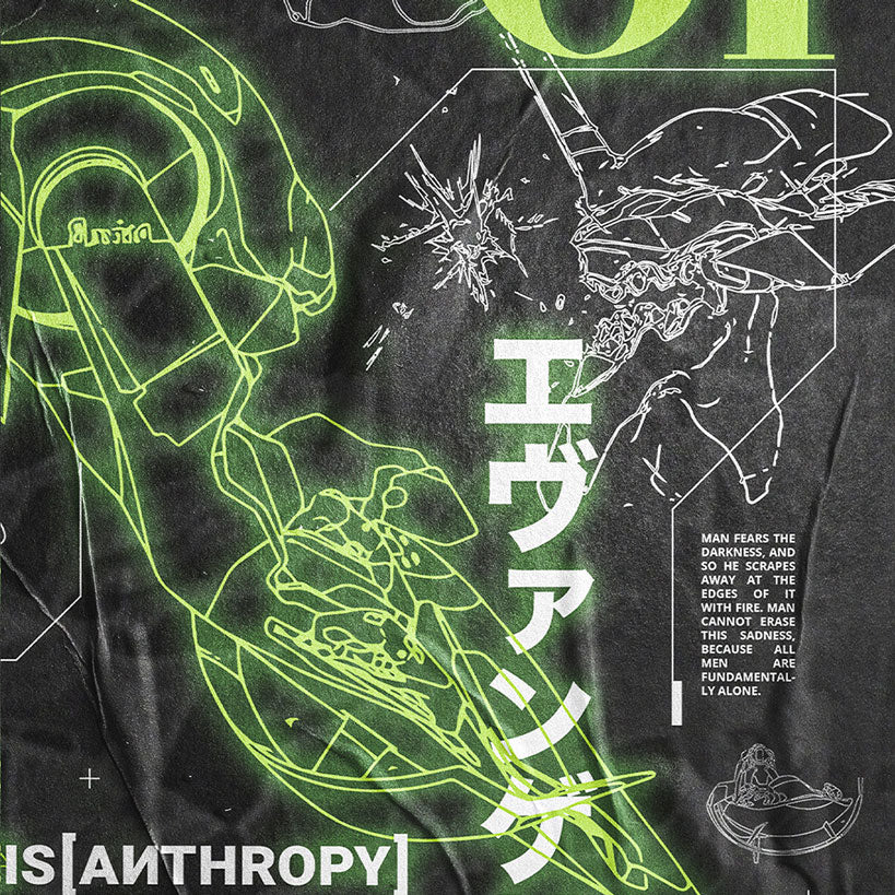 EVA-01 Blueprint Poster – Misanthropy Labz