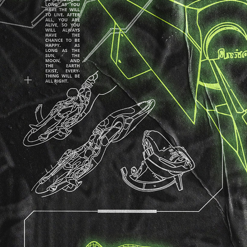 EVA-01 Blueprint Poster – Misanthropy Labz